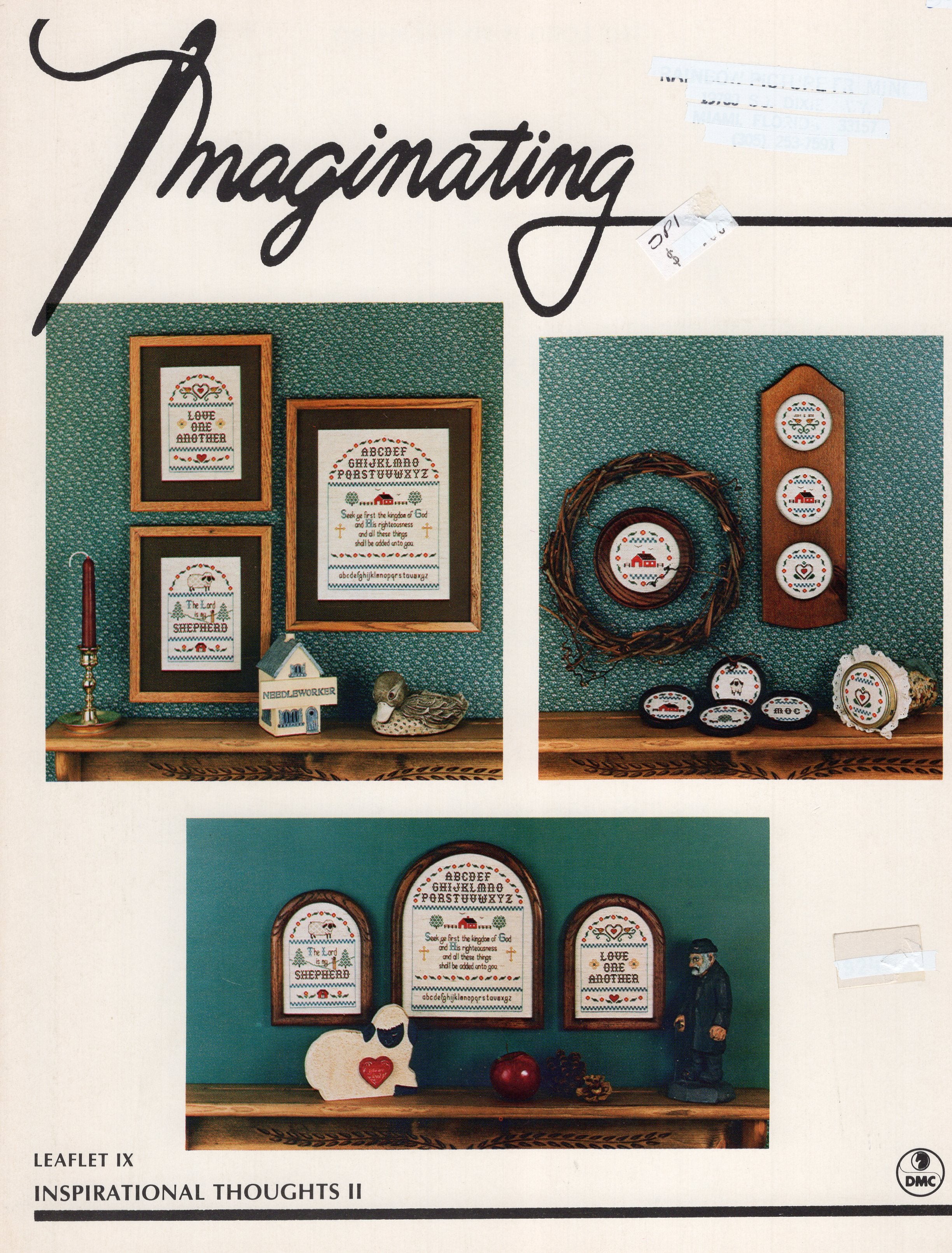 Inspirational Thoughts II - leaflet IX – Peach State Cross Stitch