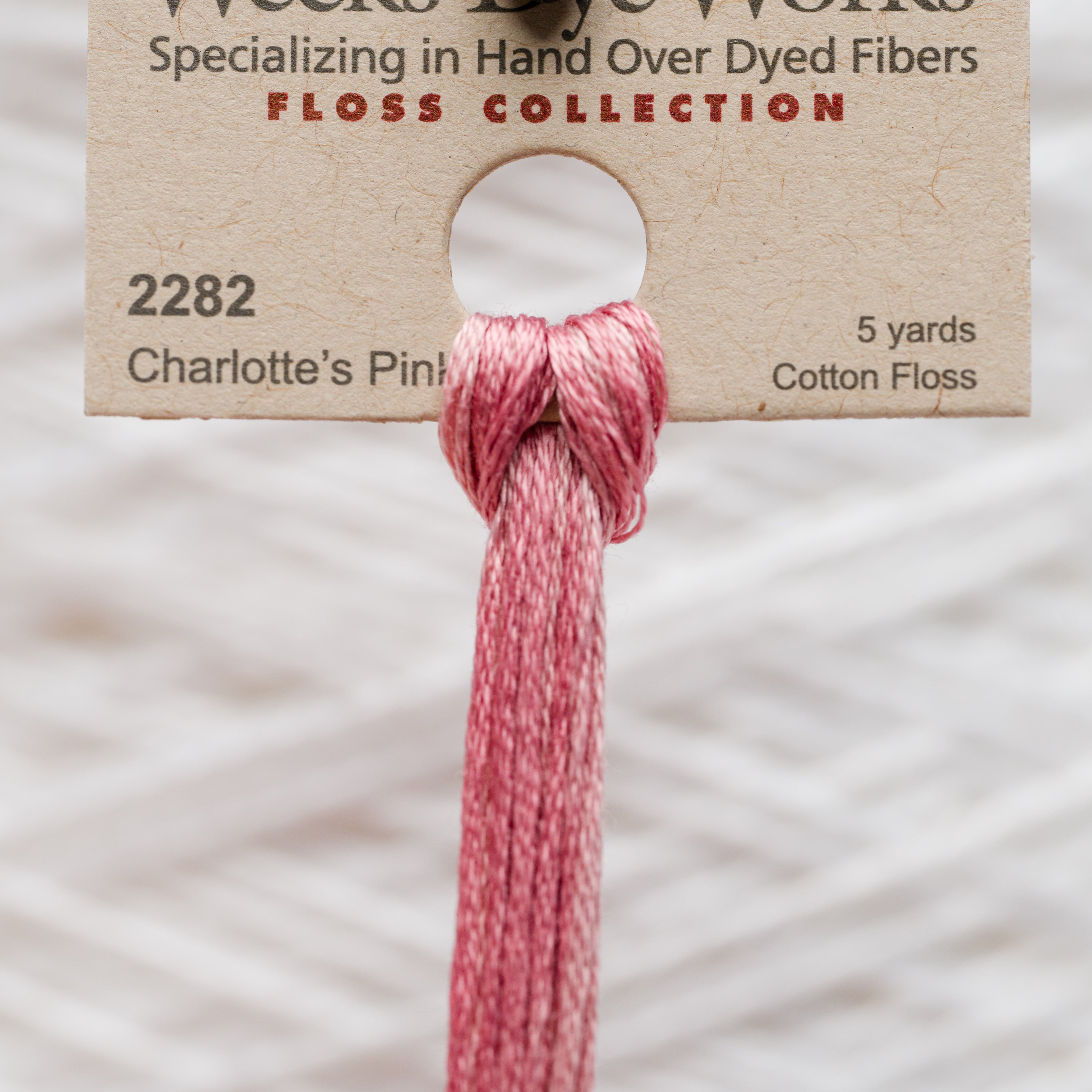 Weeks Dye Works - Charlotte's Pink, 2282 – Peach State Cross Stitch